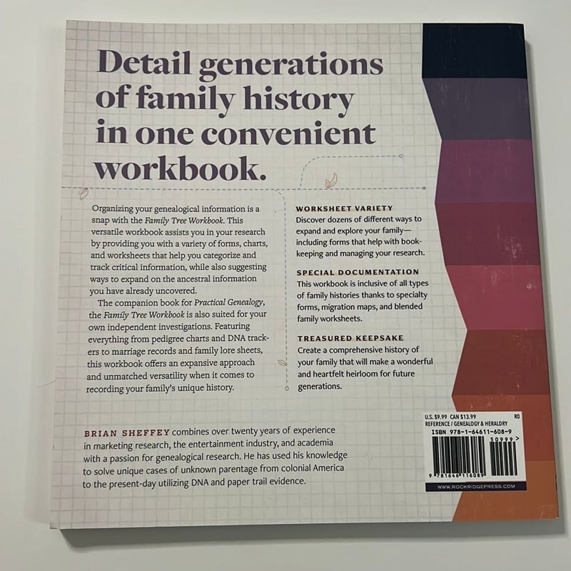 Family Tree Workbook by Brian Sheffey, Paperback | Pangobooks