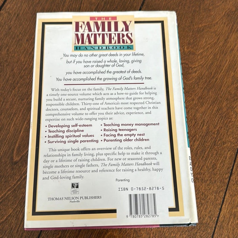 The Family Matters Handbook by Zig Ziglar, Hardcover | Pangobooks