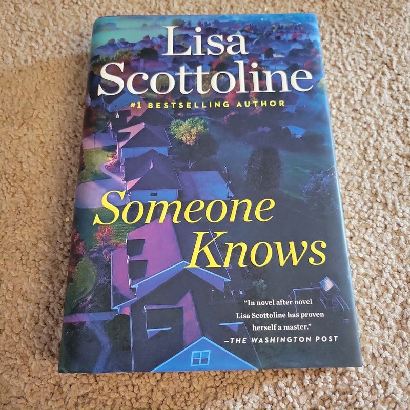 Someone Knows by Lisa Scottoline, Hardcover | Pangobooks