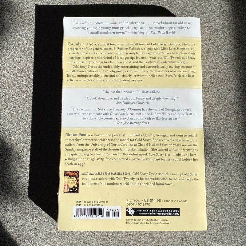 Cold Sassy Tree by Olive Ann Burns