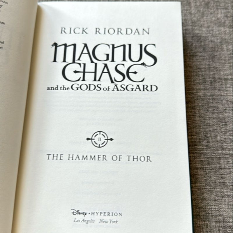 Magnus Chase and the Gods of Asgard, Book 2 the Hammer of Thor by Rick ...