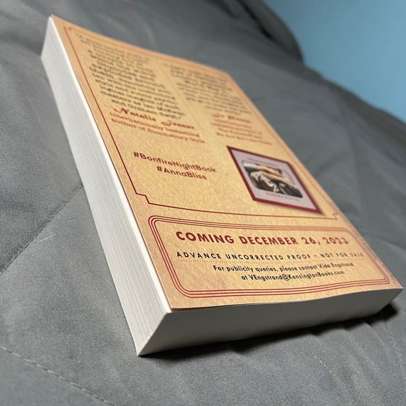 Bonfire Night ARC by Anna Bliss, Paperback | Pangobooks