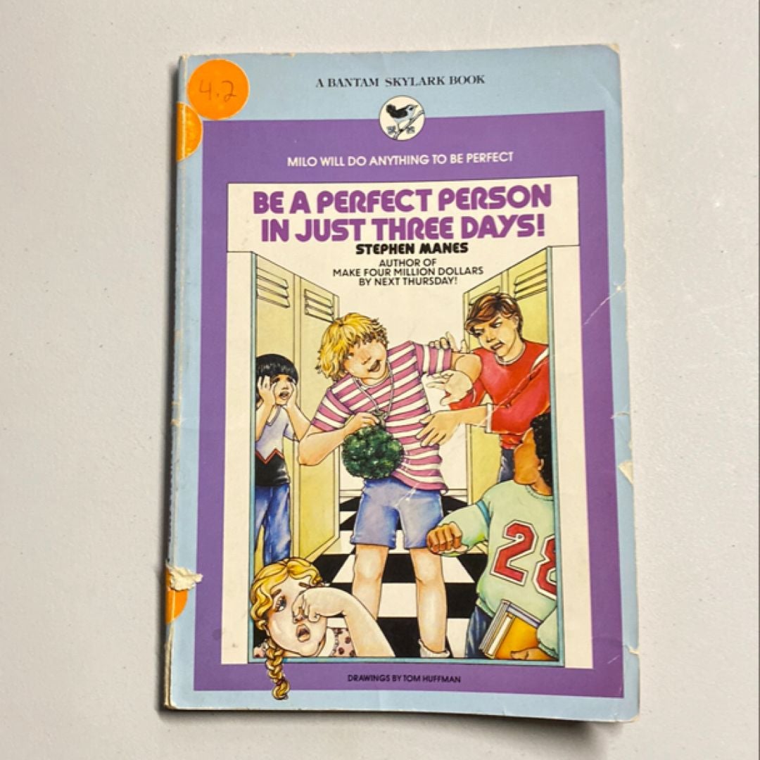 Be a perfect person in just three days! by Stephen Manes , Paperback ...