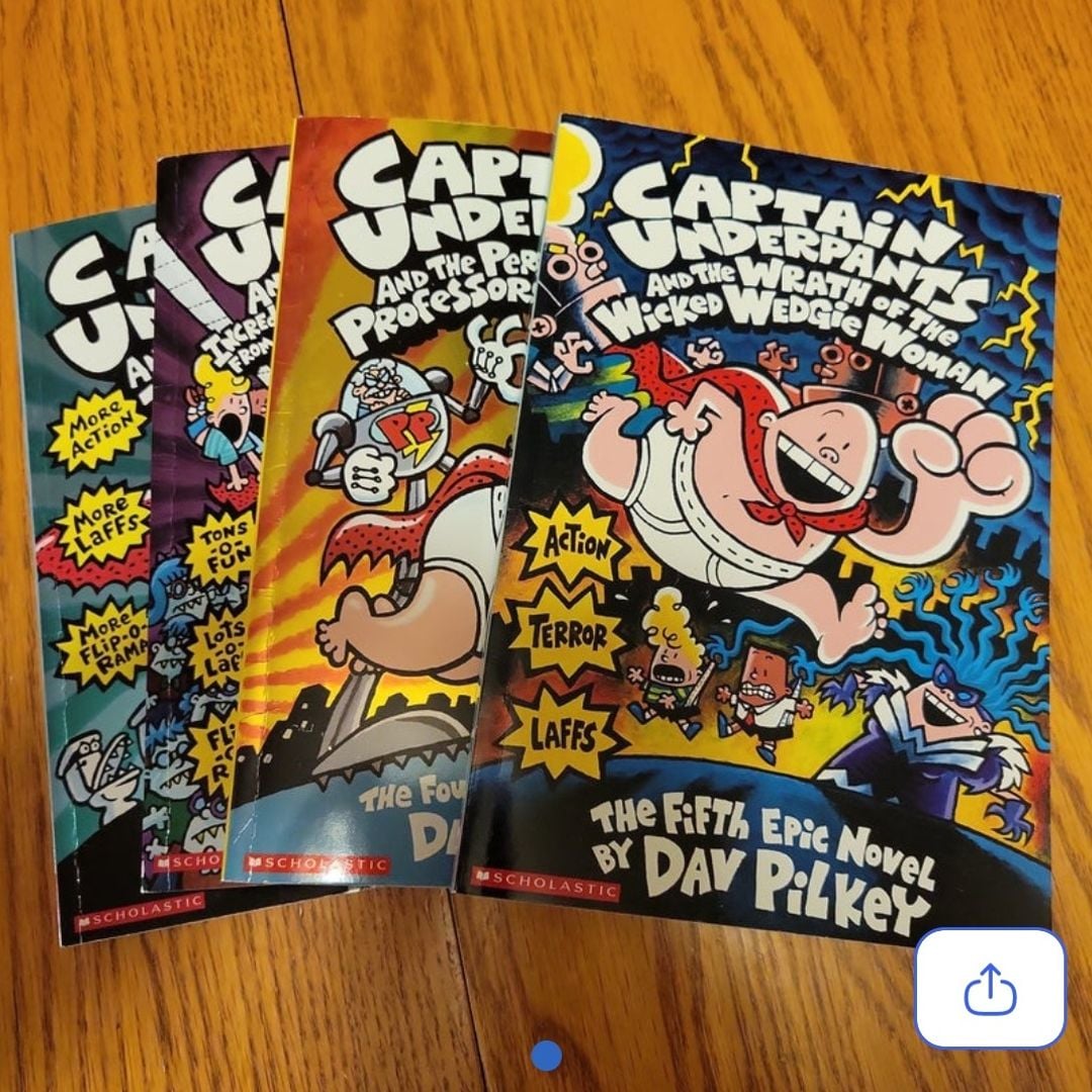 Captain Underpants vol 2-5 by Pilkey, Paperback | Pangobooks
