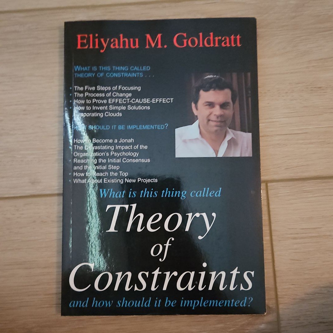 Theory of Constraints by Eliyahu M. Goldratt