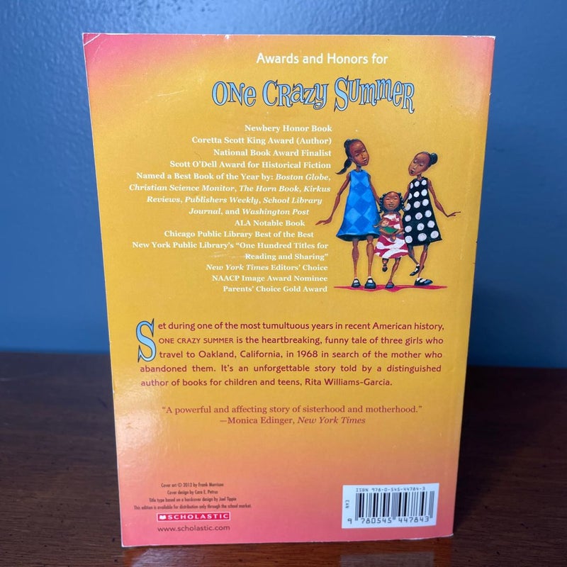 One Crazy Summer by Rita Williams-Garcia, Paperback | Pangobooks