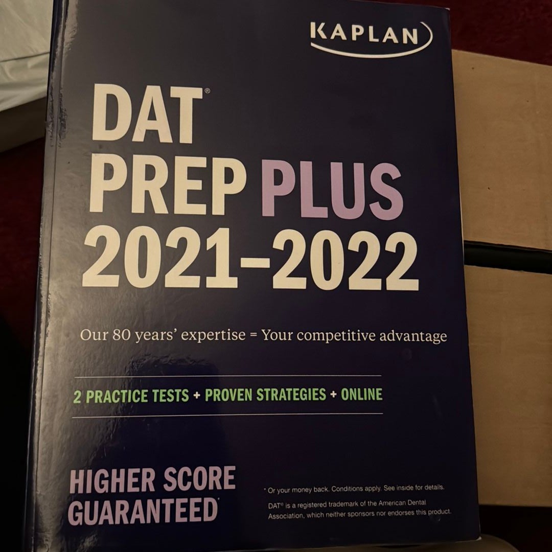 DAT Prep Plus 2021-2022 by Kaplan Test Prep