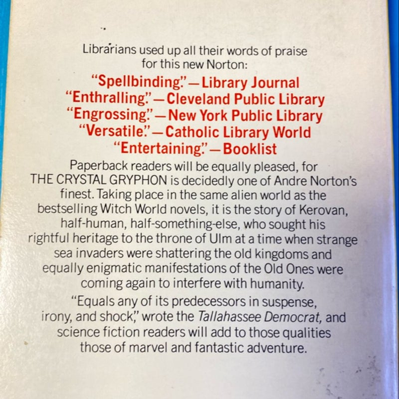 The Crystal Gryphon by Andre Norton , Paperback | Pangobooks