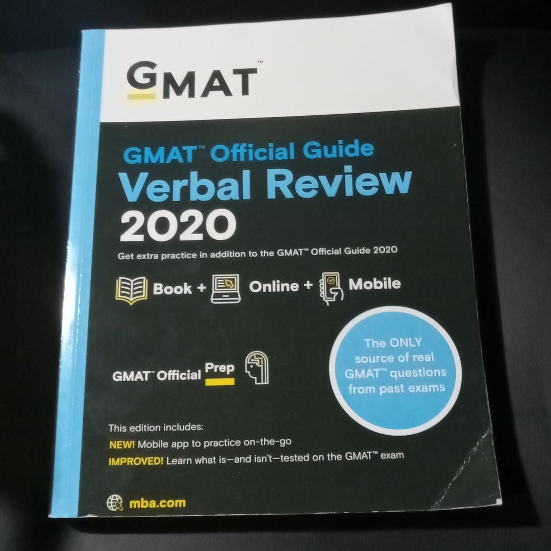GMAT Official Guide 2020 Verbal Review by GMAC, Paperback | Pangobooks