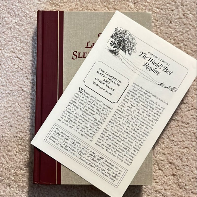 The Legend of Sleepy Hollow and Other Tales by Washington. Irving ...