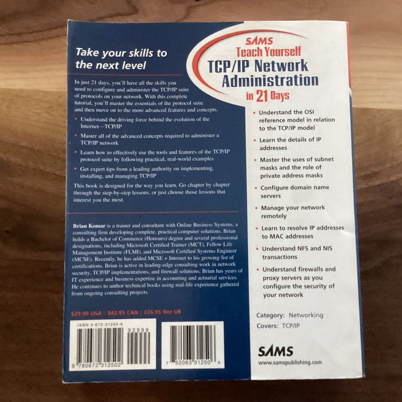 Tcp Ip Network Administration By Brian Komer Paperback Pangobooks