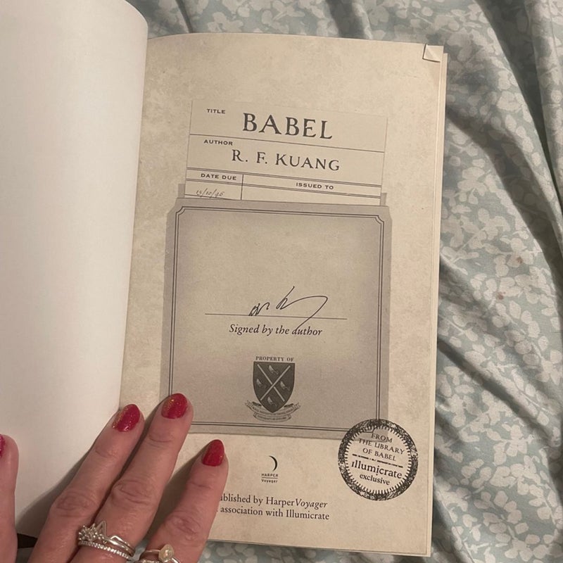 Babel by RF Kuang, Hardcover | Pangobooks