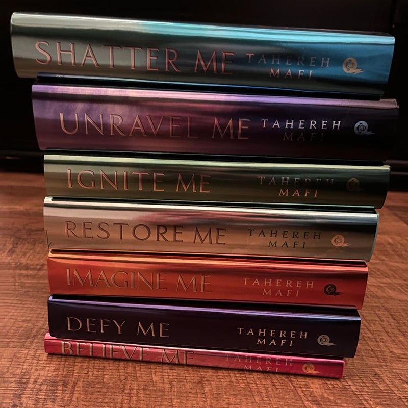 Shatter me full set fairyloot edition by Tahereh Mafi, Hardcover | Pangobooks