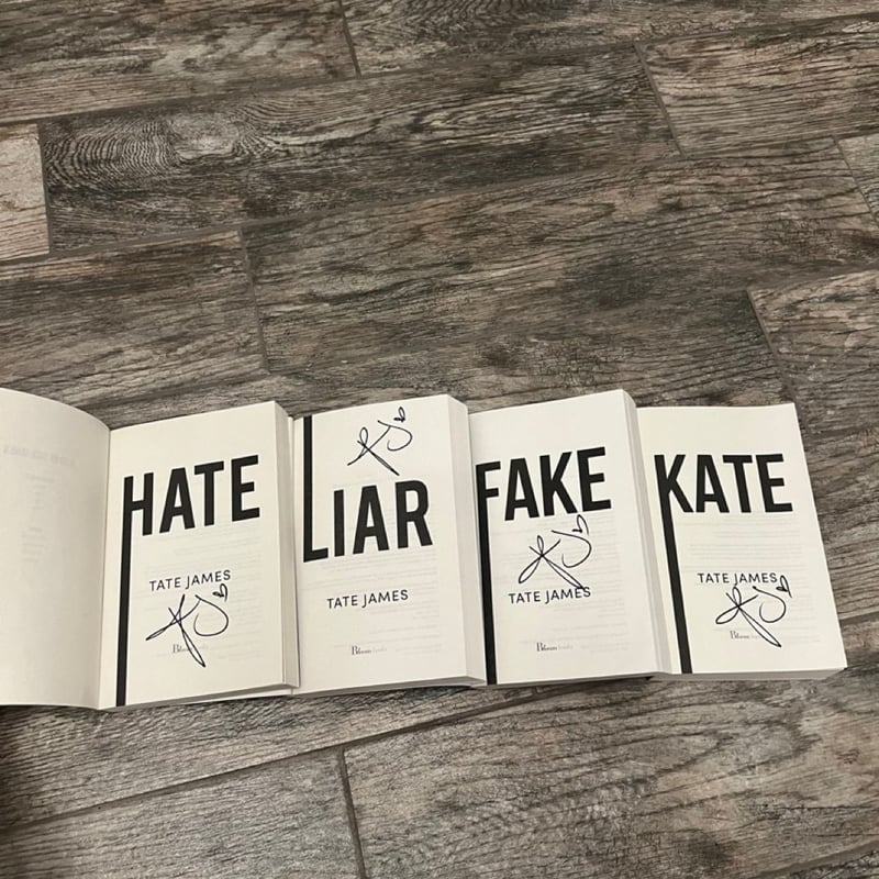 SIGNED. Madison Kate series by Tate James , Paperback | Pangobooks