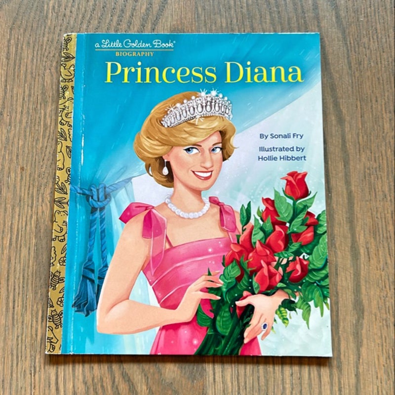 Princess Diana: a Little Golden Book Biography by Sonali Fry