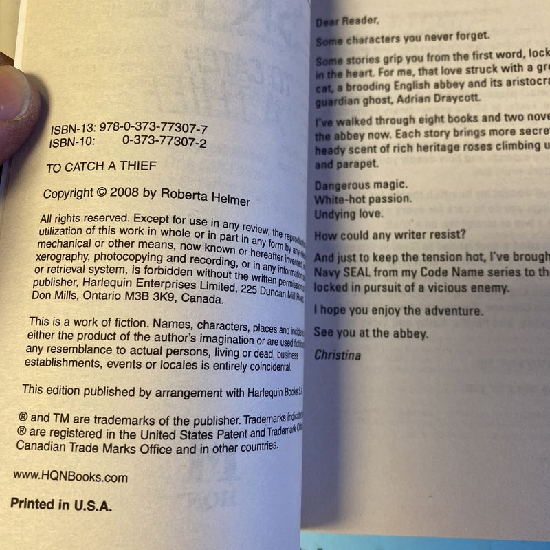 To Catch a Thief by Christina Skye