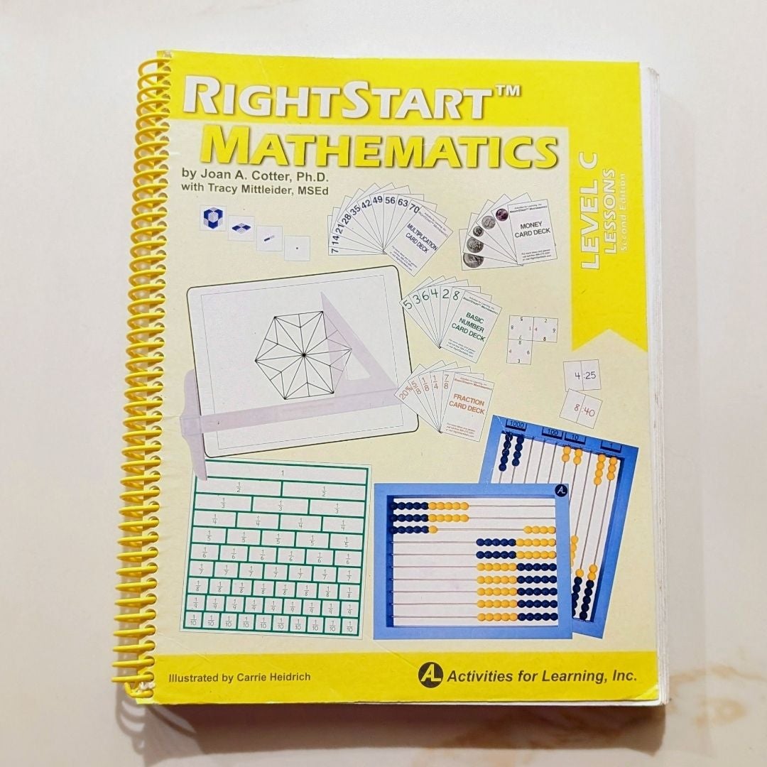 RightStart Mathematics Level C Lessons (2nd Edition) by Joan Cotter, Ph.D., Paperback | Pangobooks