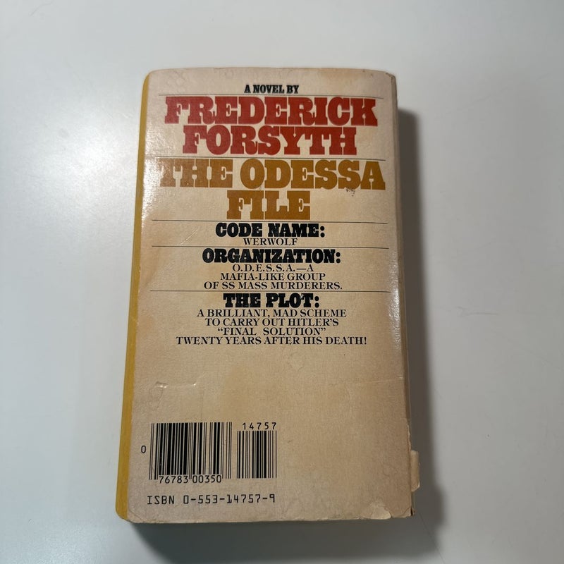 The Odessa File by Frederick Forsyth