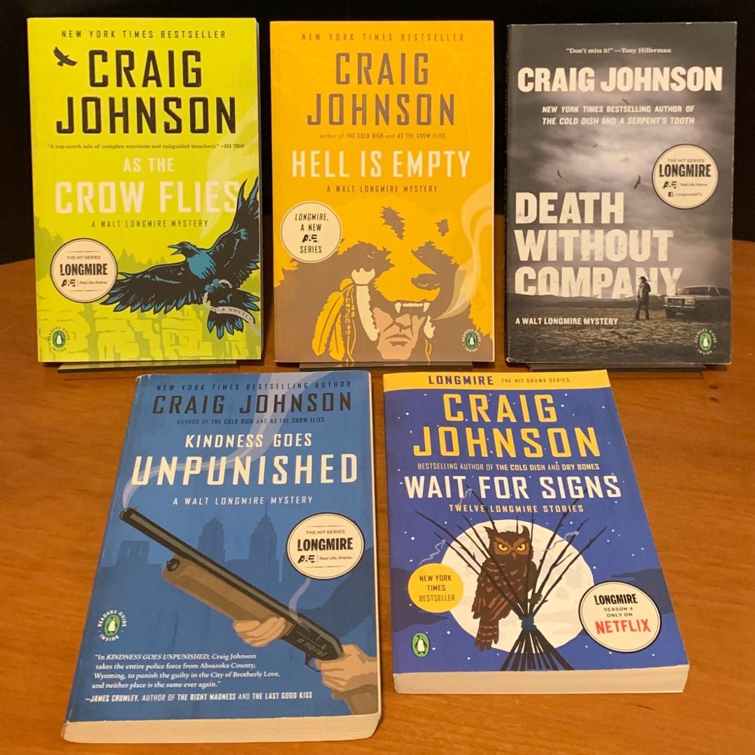 Walt Longmire Mysteries: As The Crow Flies, Hell is Empty, Death ...