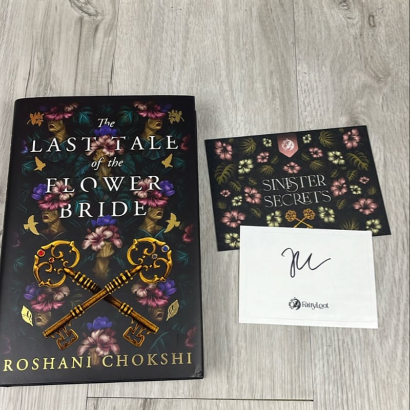 Fairyloot The Last Tale Of The Flower Bride by Chokshi, Roshani ...