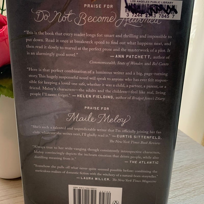 Do Not Become Alarmed by Maile Meloy