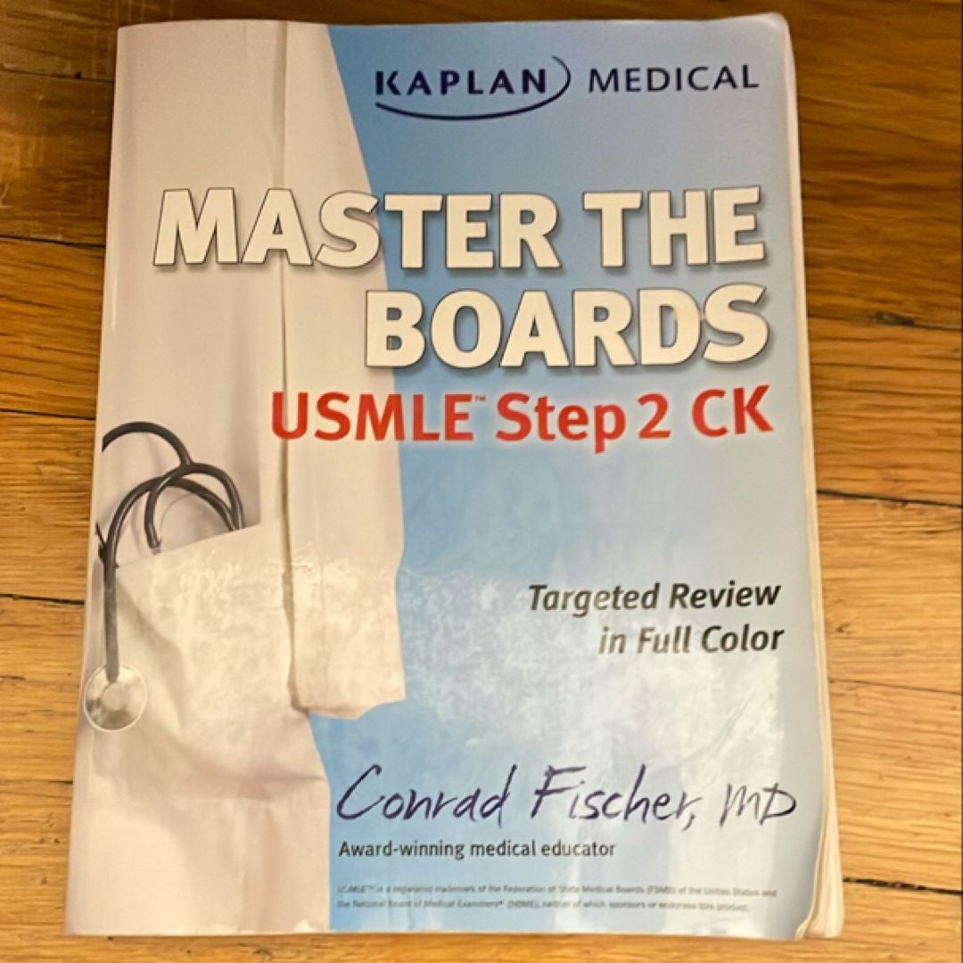 Medical USMLE Master the Boards Step 2 CK by Conrad Fischer