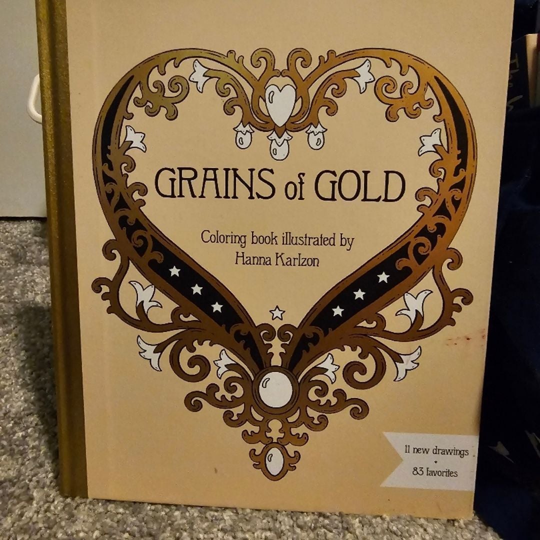 Grains of Gold Coloring Book by Hanna Karlzon