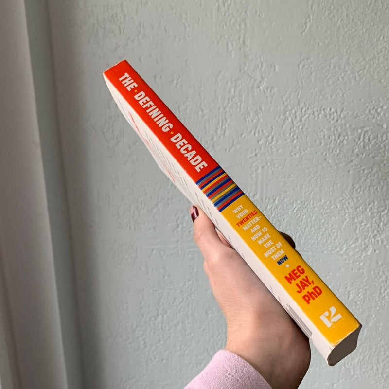 The Defining Decade by Meg Jay, Paperback | Pangobooks