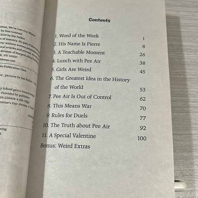 My Weird School Special: Oh, Valentine, We've Lost Our Minds! by Dan Gutman