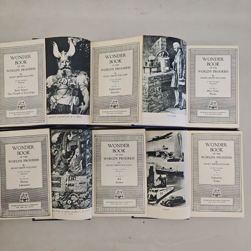 Wonder Book of the World's Progress (Full Set of 10 Volumes)(PB006) by ...