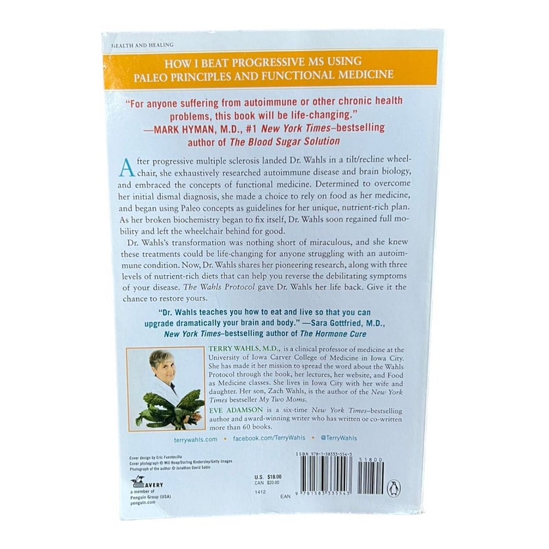 The Wahls Protocol by Terry Wahls, Eve Adamson