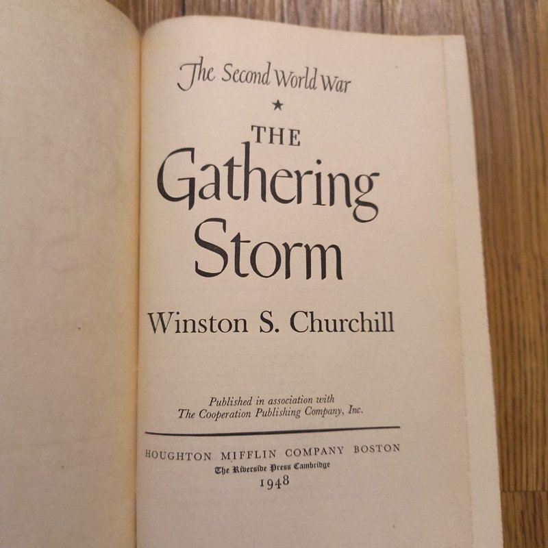 The gathering storm-the second world war by Winston s. Churchill ...