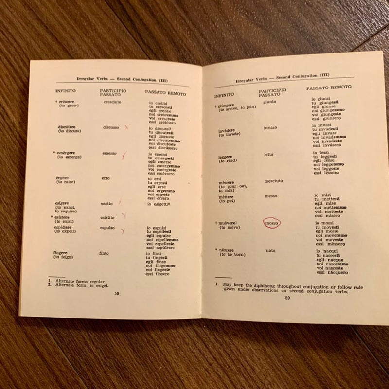 Italian Verbs - Regular and Irregular by Olga Ragusa, Paperback ...