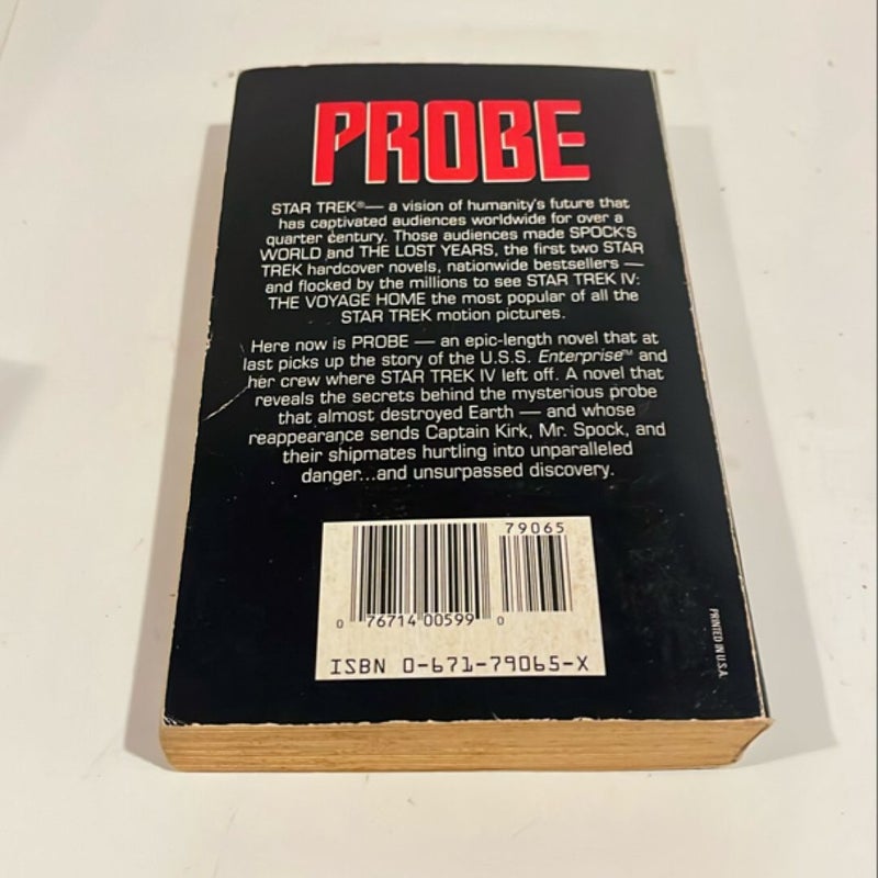 Star Trek Probe by Margaret Wander Bonanno, Paperback | Pangobooks