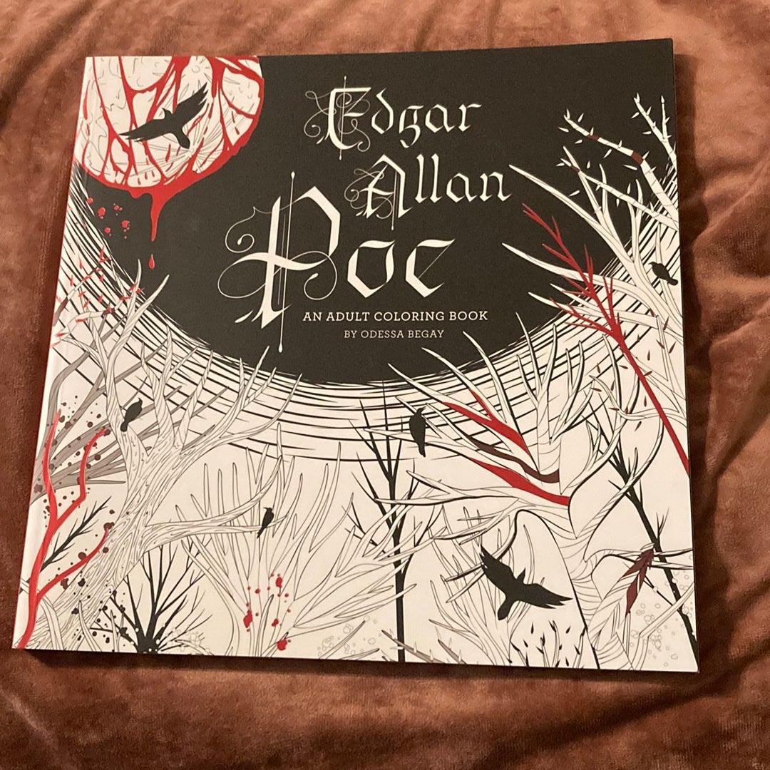 Edgar Allan Poe: an Adult Coloring Book by Odessa Begay, Paperback ...