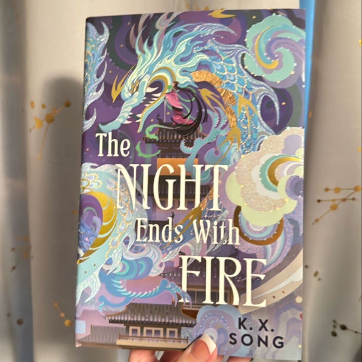 The Night Ends with Fire - Fairyloot by K.X. Song, Hardcover | Pangobooks