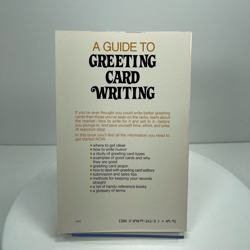 A Guide to Greeting Card Writing by Larry Sandman