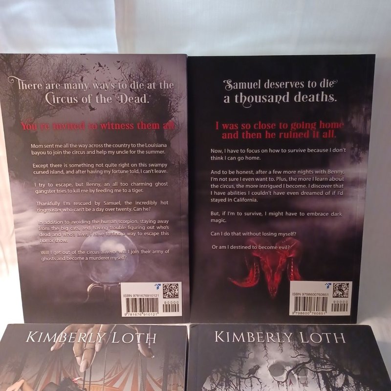Circus Of The Dead Books 1-4 by Kimberly Loth, Paperback | Pangobooks