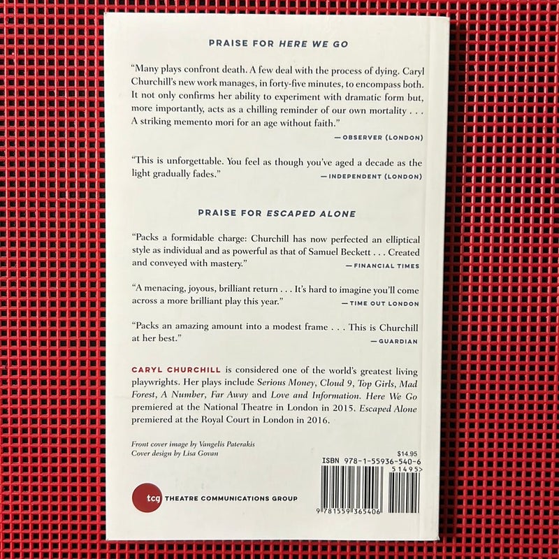 Here We Go / Escaped Alone by Caryl Churchill, Paperback | Pangobooks