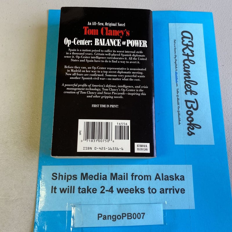 Balance of Power by Tom Clancy, Steve Pieczenik, Jeff Rovin