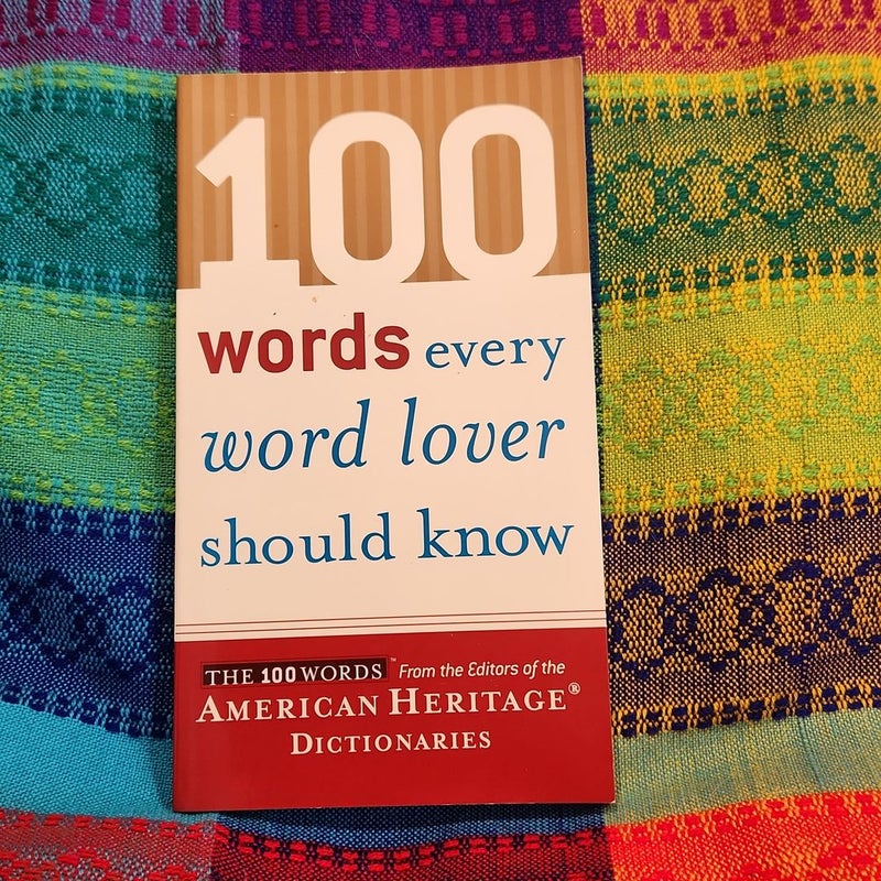 100 Words Every Word Lover Should Know by