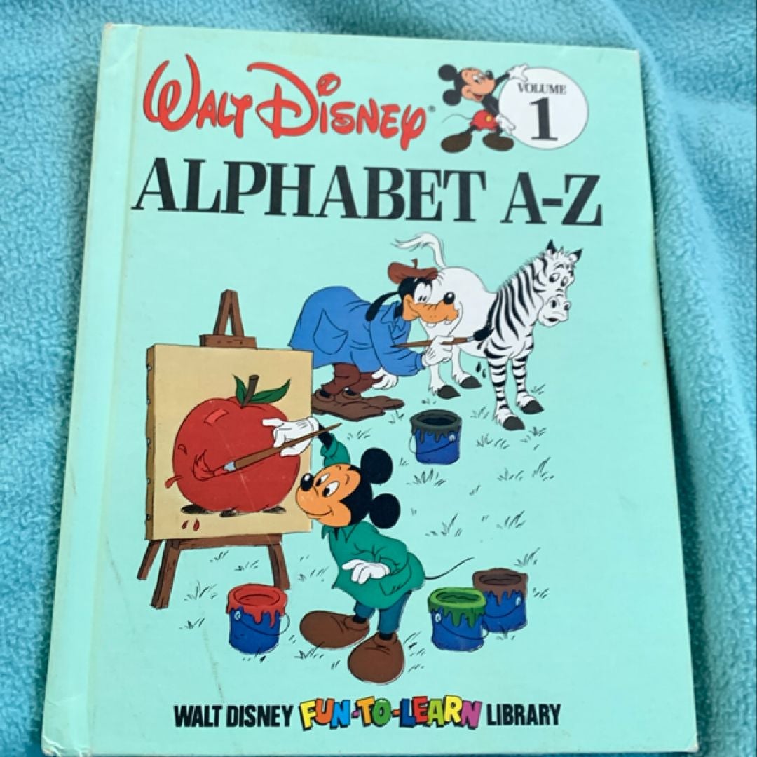 Walt Disney: Alphabet A-Z Volume 1 by Disney , Hardcover | Pangobooks