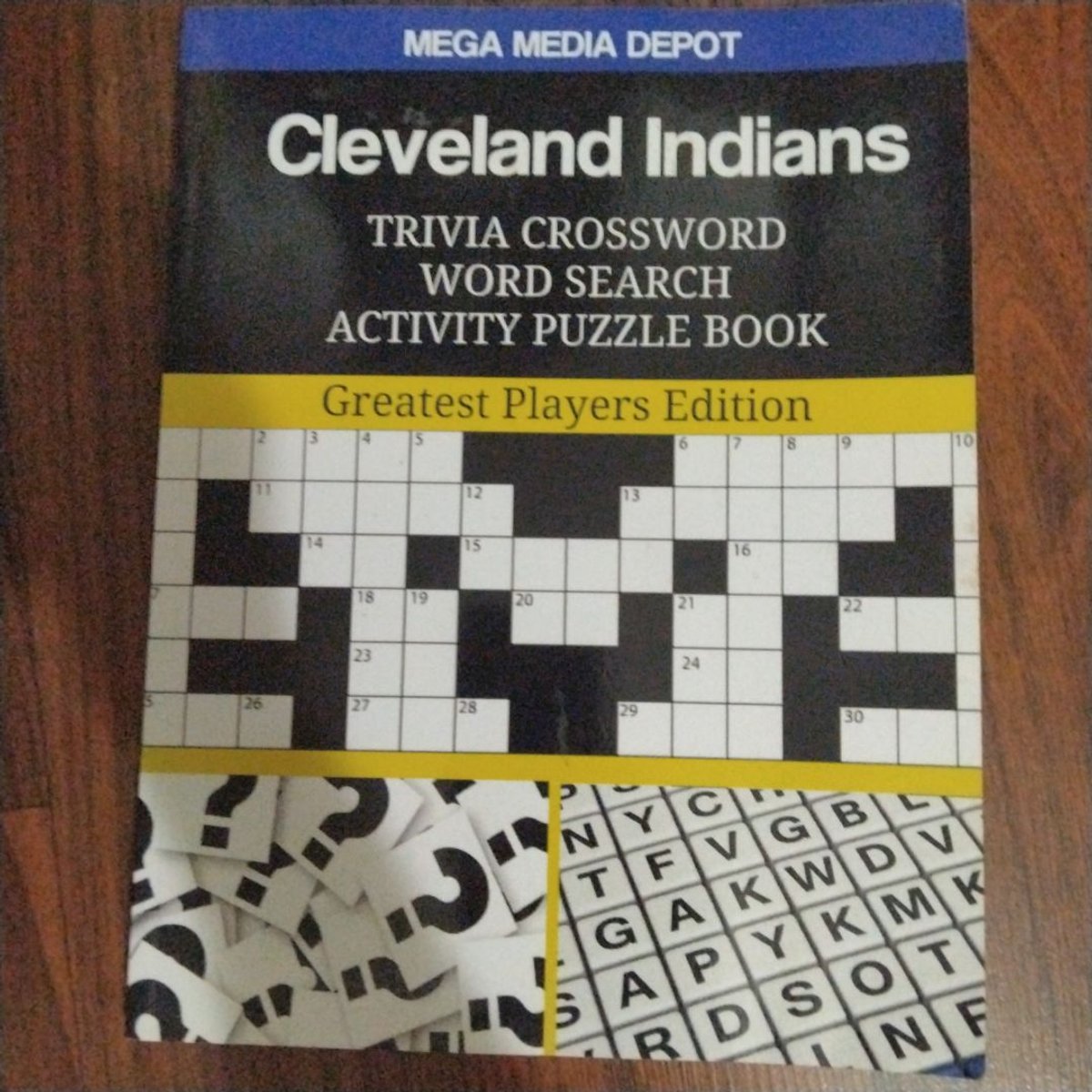 Cleveland Indians Trivia Crossword Word Search Activity Puzzle Book by ...