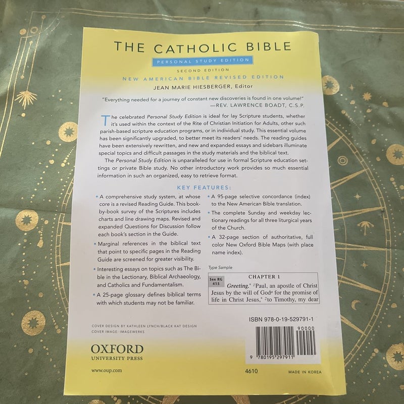 The Catholic Bible, Personal Study Edition