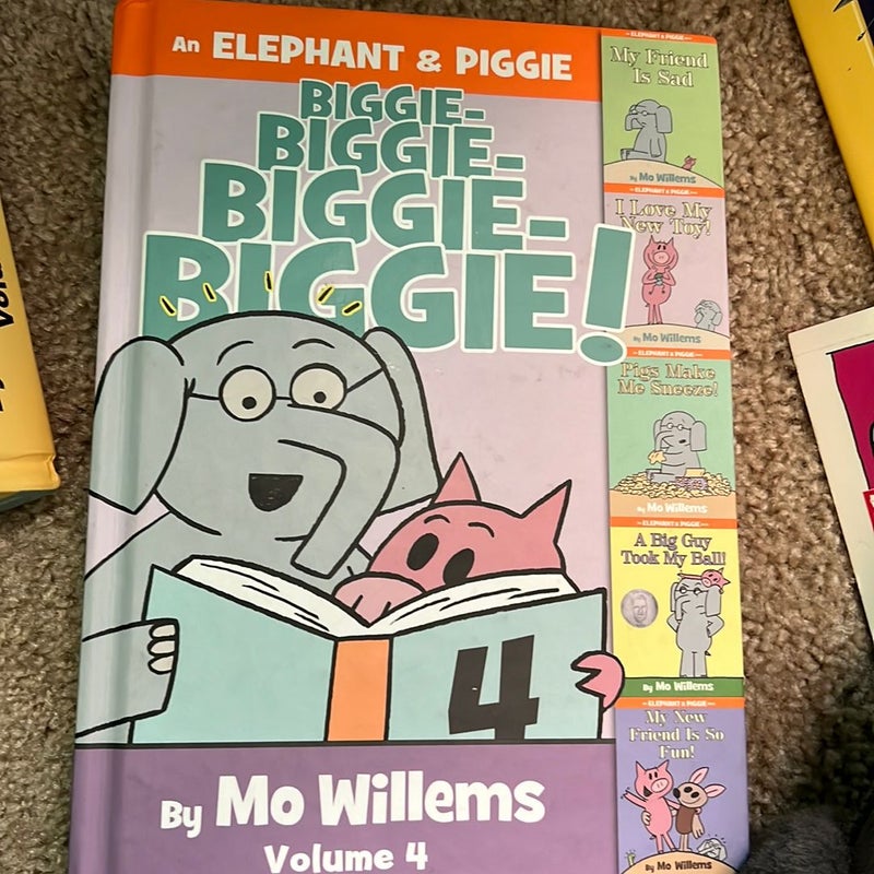 An Elephant and Piggie Biggie! Volume 4 by Mo Willems, Hardcover ...