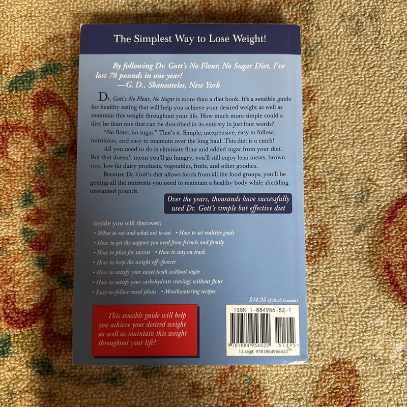 Dr. Gott's No Flour, No Sugar Diet by Peter H. Gott, Robin Donovan