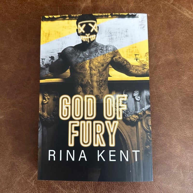 God of fury signed special edition baddies book box by Rina Kent , Hardcover | Pangobooks
