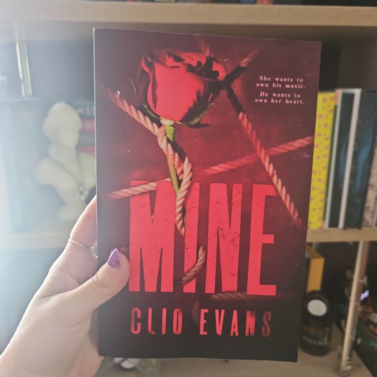 Mine: a Reverse Age Gap Romance by Clio Evans