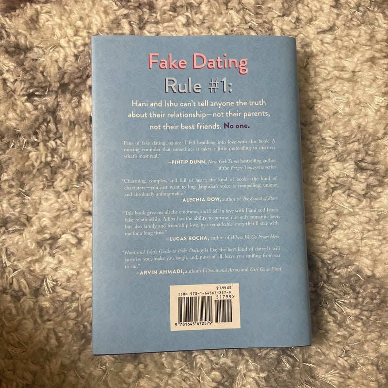 Hani and Ishu's Guide to Fake Dating by Adiba Jaigirdar, Hardcover ...