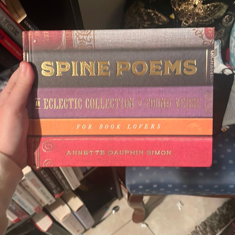 Spine Poems by Annette Dauphin Simon, Hardcover | Pangobooks